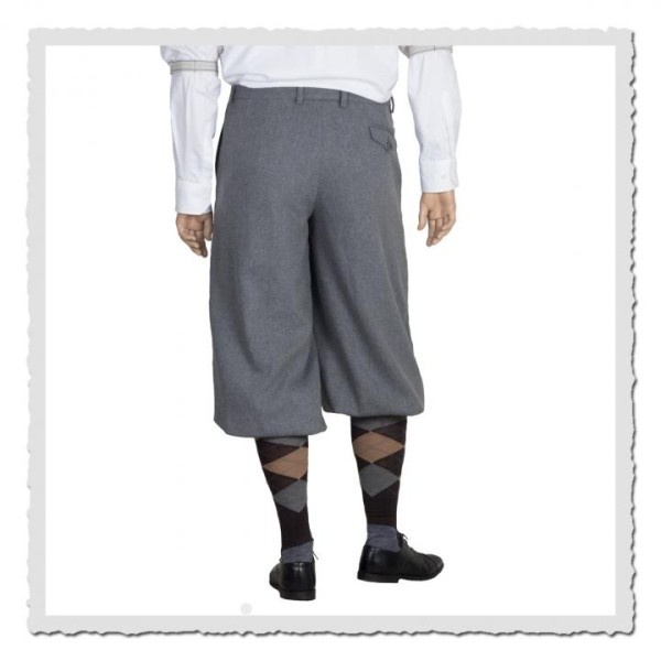 Knickerbocker Otto im Stoff Fischgrat grey